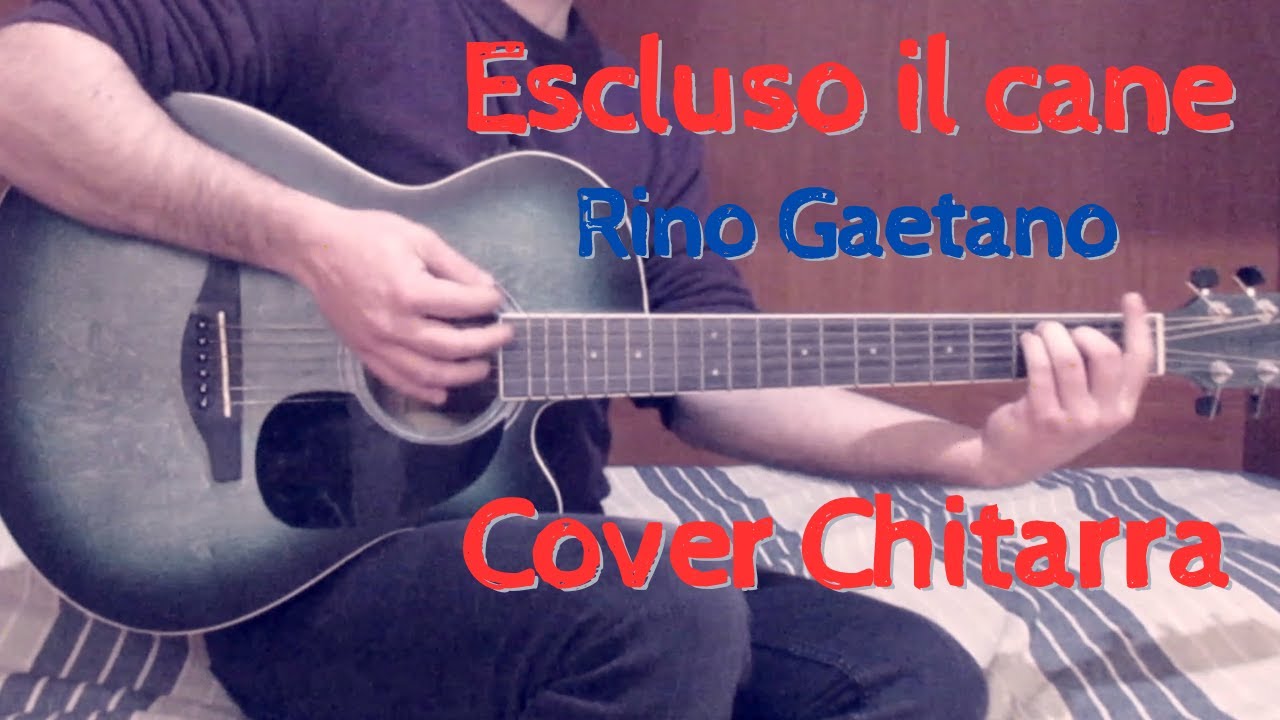 Escluso il cane - Rino Gaetano - Chitarra - YouTube
