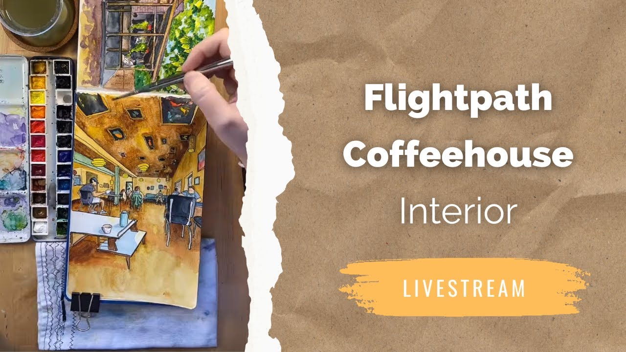 📺 Live Painting: Flightpath Interior - Austin, TX - YouTube