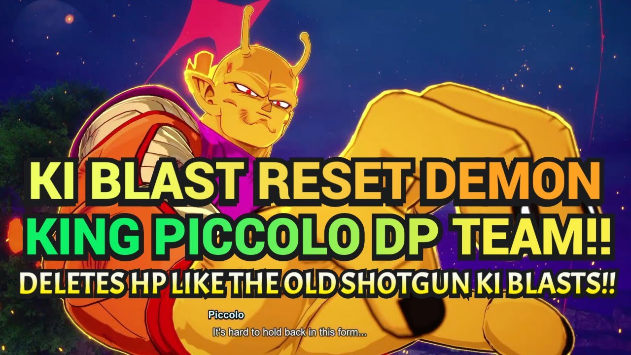 Piccolo does INSANE DAMAGE with KI Blast Resets!!- (DP BATTLE RANKED ...
