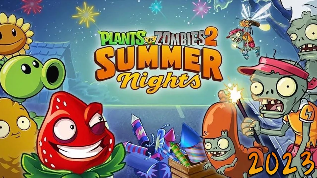 Plants vs Zombies 2 Summer Nights 2023 - Event playthrough - YouTube