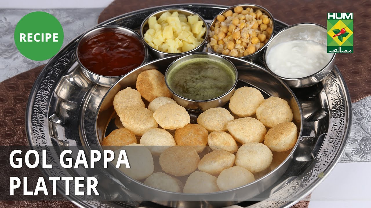 Gol Gappa Platter Recipe | Flame On Hai | Irfan Wasti | Street Food ...