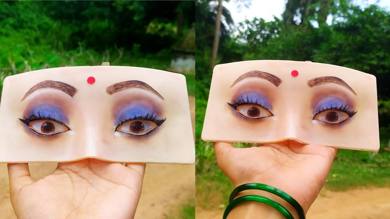 Blue Smokey Eye Makeup Step By Step Blue Smokey Eye Makeup Smokey