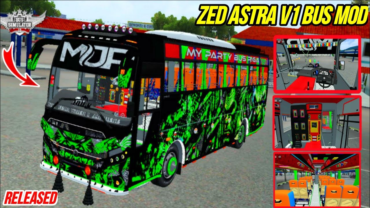 download ZED ASTRA V1 BUS MOD FOR bus simulator Indonesia|BUSSID V4.1.1 ...