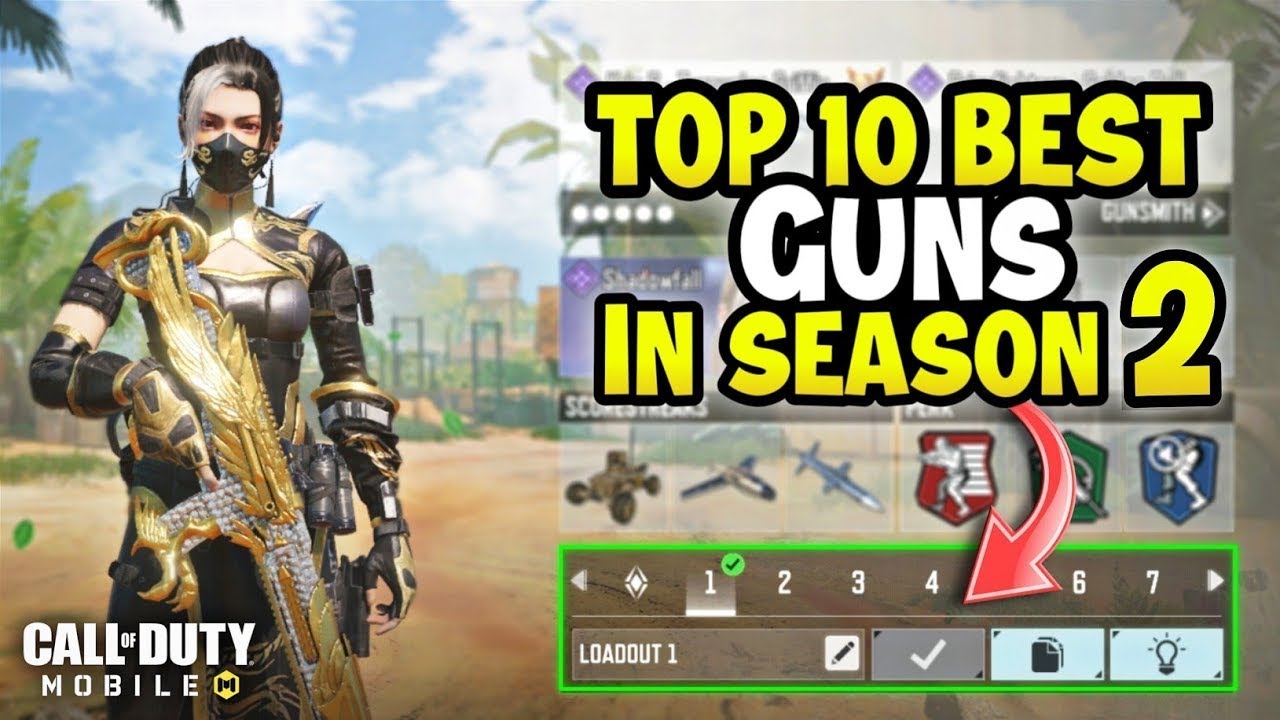 Top 10 Best Guns in SEASON 2 I Gunsmith builds I @masinformation - YouTube