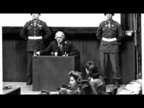 Nuremberg Trial Day 96 (1946) Joachim von Ribbentrop Cross Maxwell-Fyfe ...