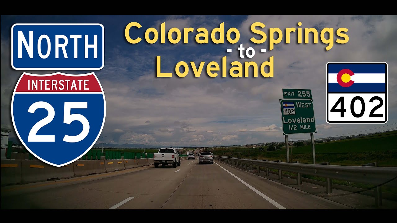 I-25 North from Colorado Springs at Interquest Parkway to CO-402 ...