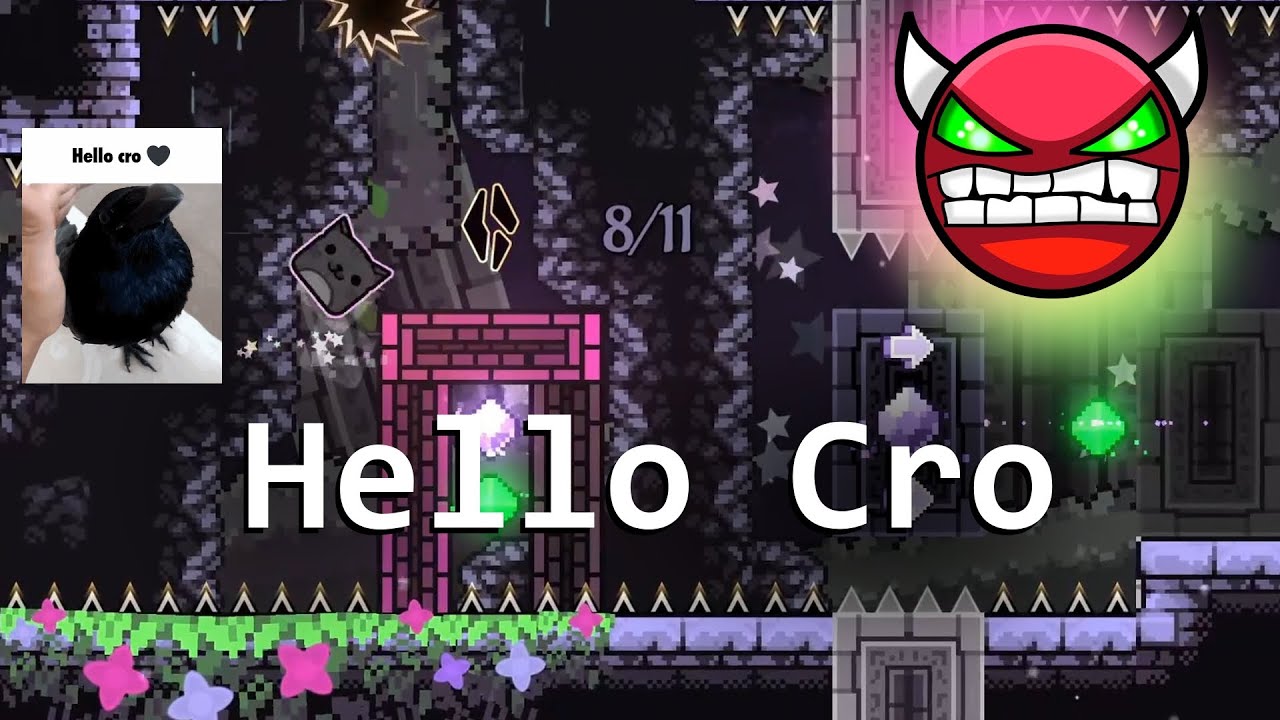 'Hello Cro' [Platformer Demon] Verification // GD - YouTube