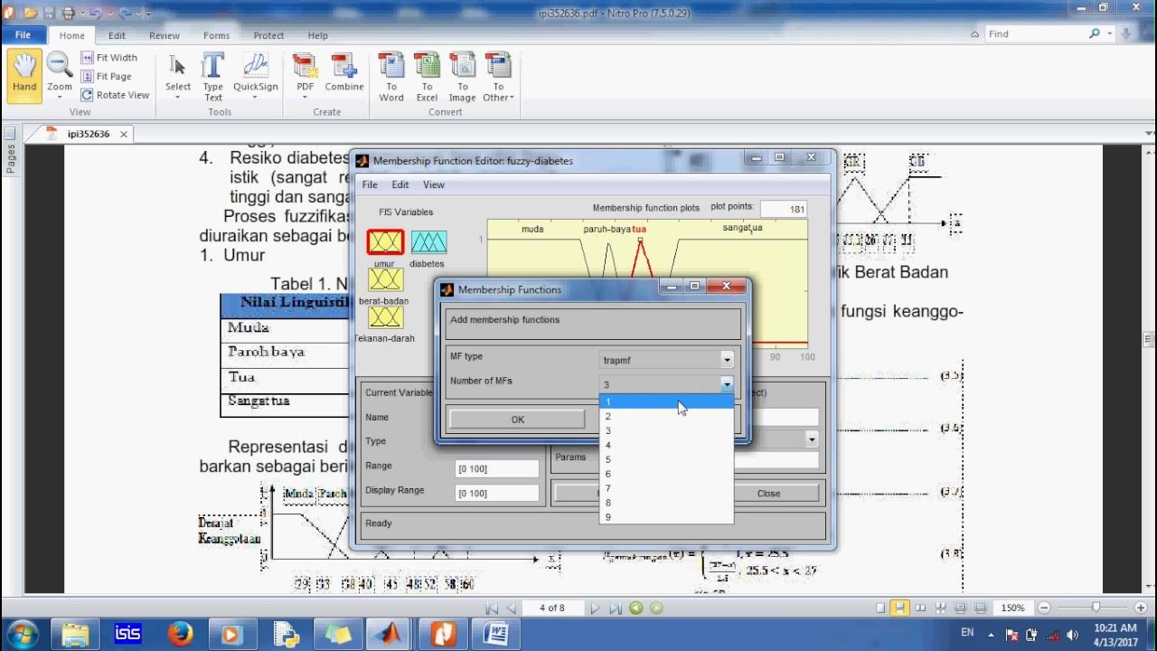 Tutorial Fuzzy Logic Control Mamdani Menggunakan Matlab Tools - YouTube