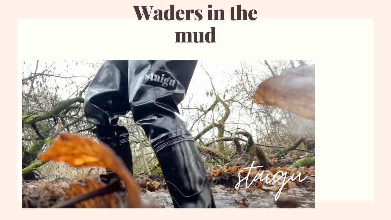 Waders in the mud - YouTube