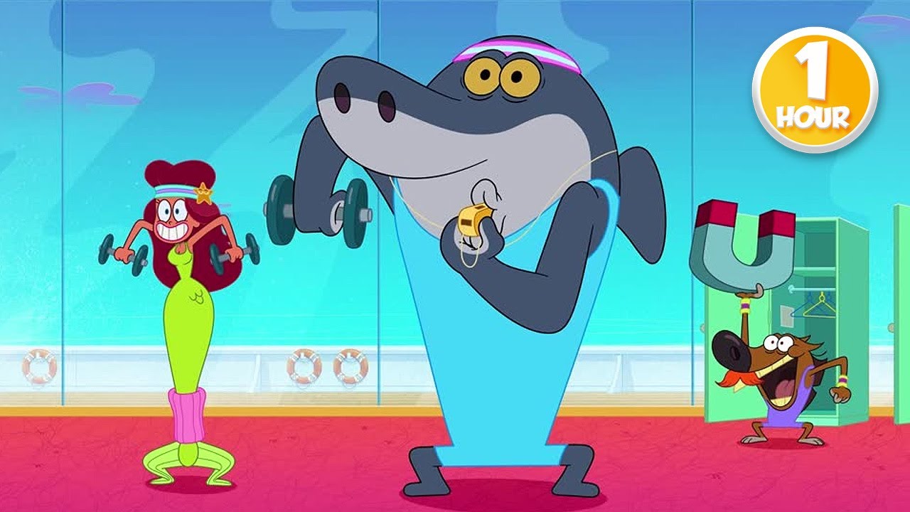 ZIG AND SHARKO | Fitness Frenzy (SEASON 3) New episodes | Cartoon ...