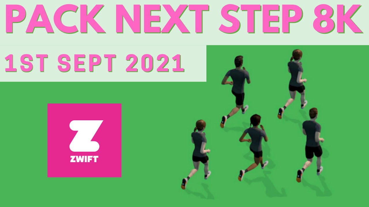 Zwift Run Live - PACK Next Step 8K Progressive - YouTube
