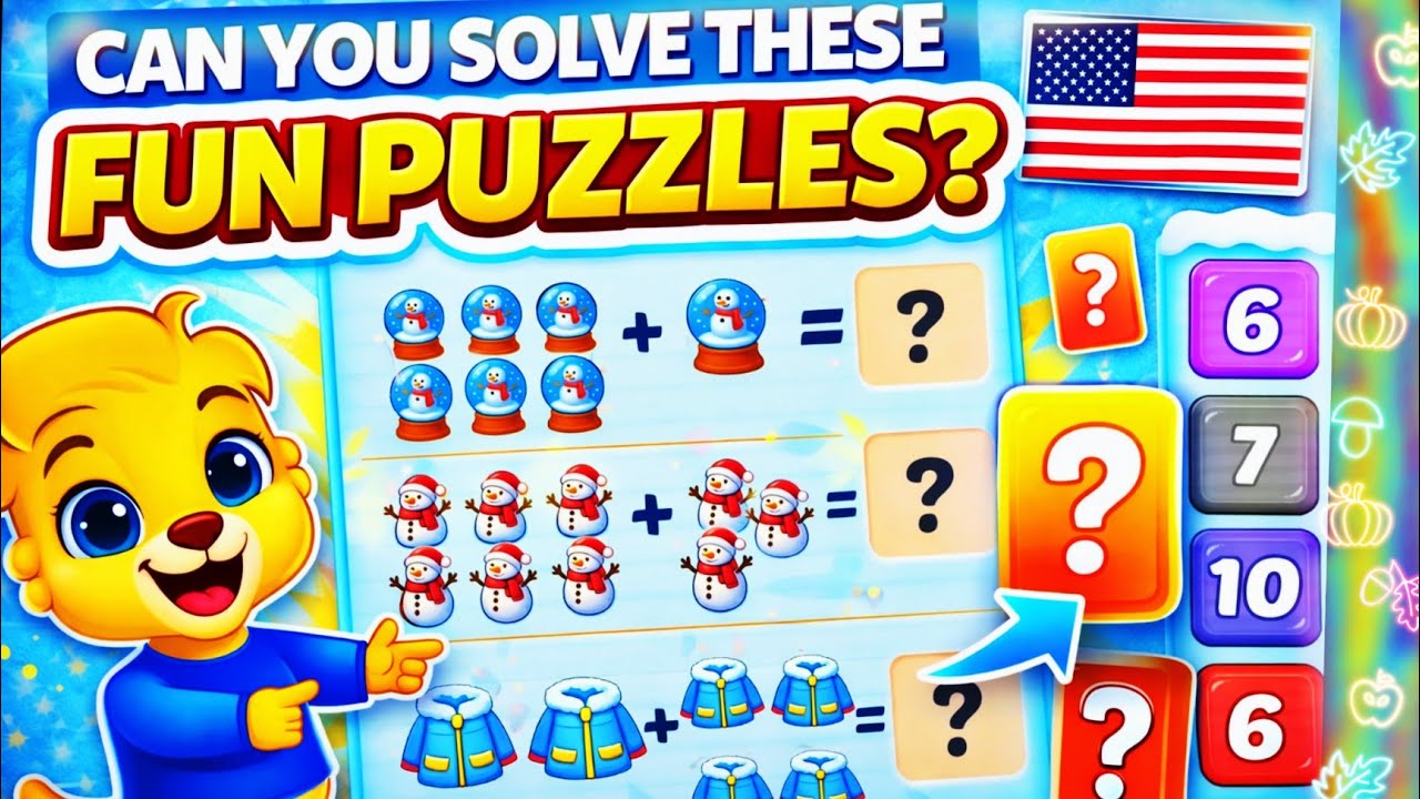 🧠 Can You Solve These FUN Puzzles? | Kids Brain Teasers & Math Fun ...