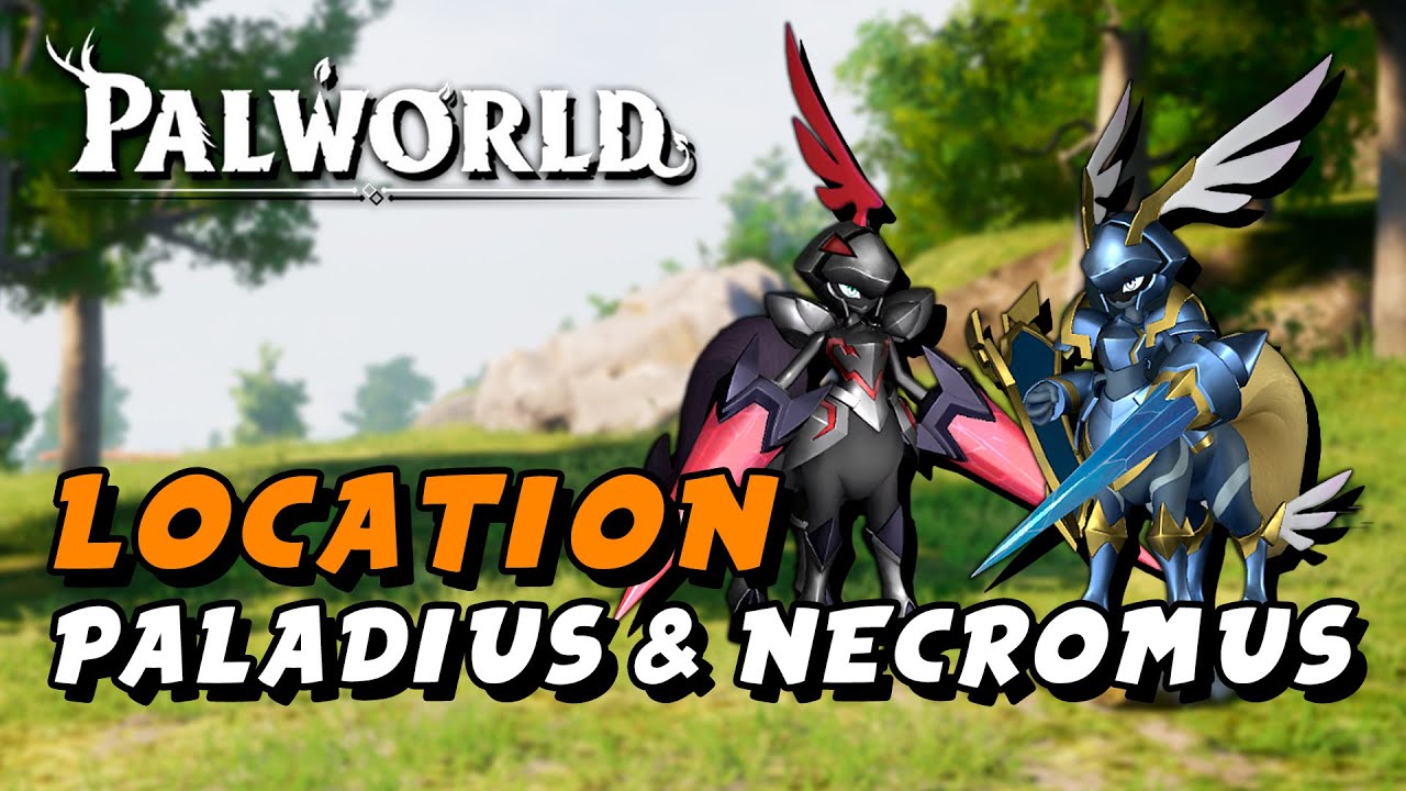 Palworld - Paladius & Necromus Location (Paldeck No. 108 - 109) - YouTube