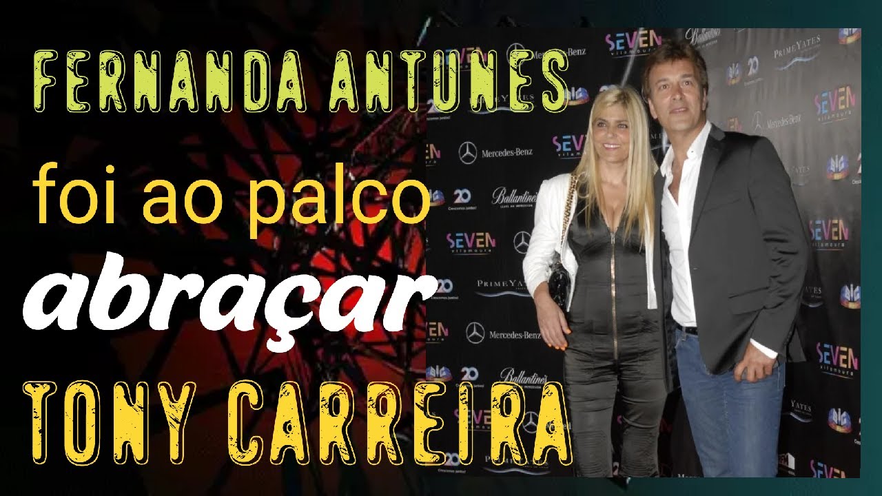 Fernanda Antunes ABRAÇA Tony Carreira no final da Gala dos Sonhos - YouTube