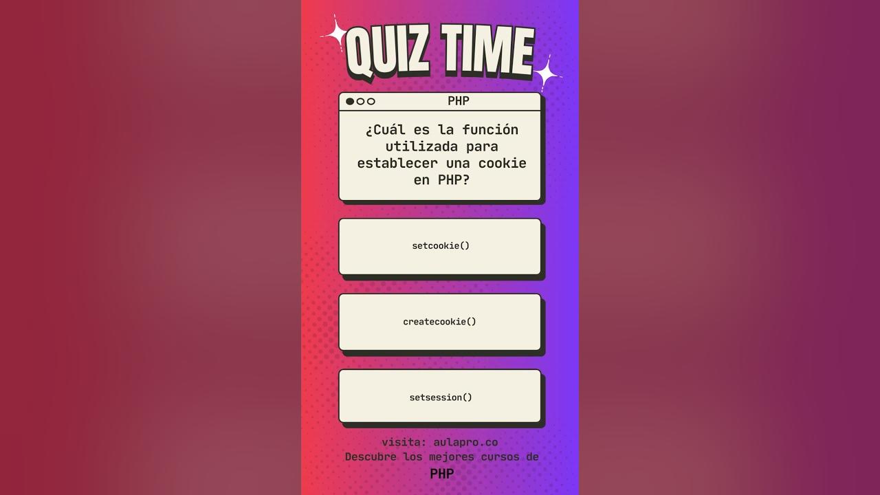 Descubre el Secreto: ¿Cuál es la Función para Establecer Cookies en PHP ...