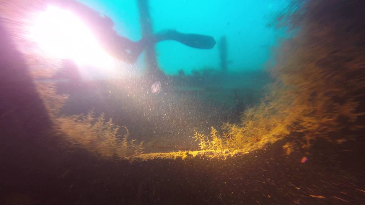 Diving the Wreck of the Aeolus - North Carolina - YouTube