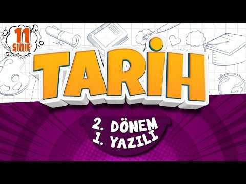 11. SINIF TARİH YAZILI HAZIRLIK | 2. Dönem 1. Yazılı | 2025-2026