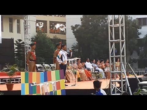 Anup Kumar Yama addressing students in DPS, Anup Kumar Yama ...