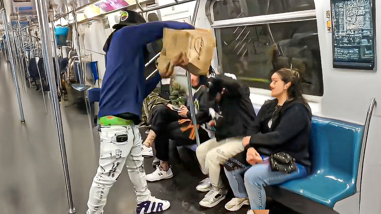 1 Hour of TERRIFYING NYC Subway Moments Caught on Camera - YouTube