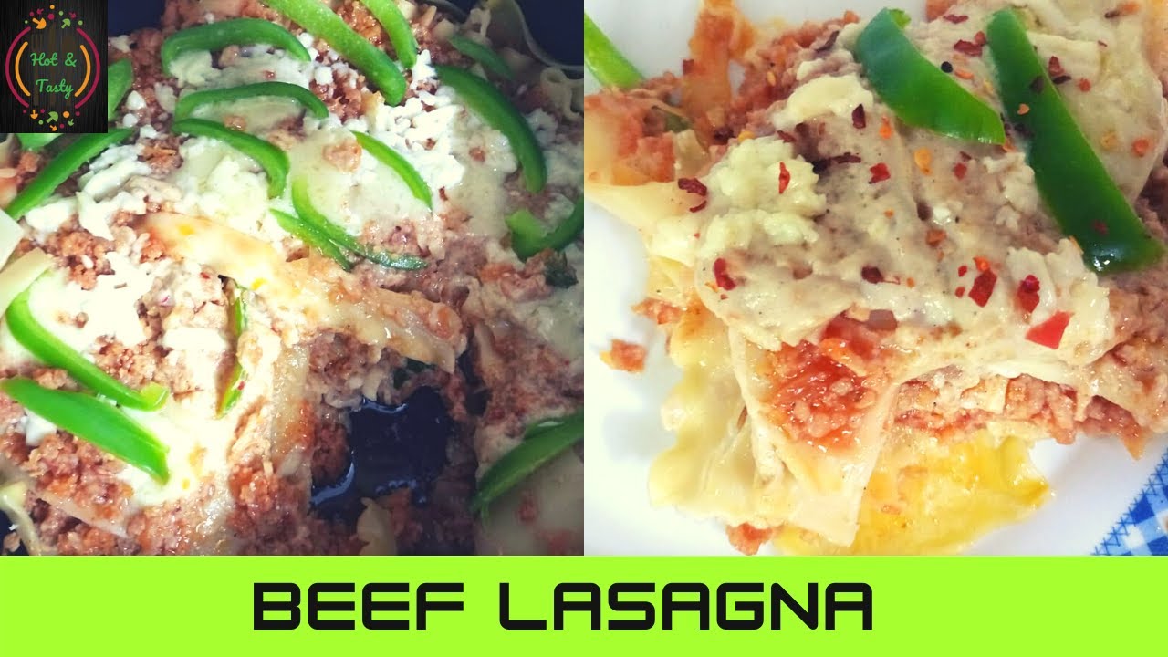 Beef Lasagna || Ramadan Special Recipe || No Oven Beef Lasagna Recipe ...