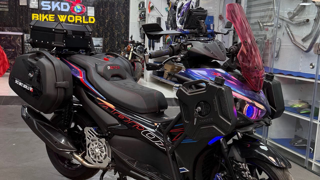 Aerox 155 Reddy t o Ride | Full Loaded Aerox 155 | Aerox 155 Modified ...