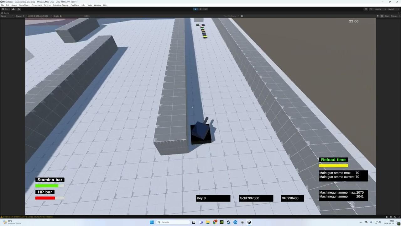II. Unity gamedev summer camp technical vertical slice - YouTube