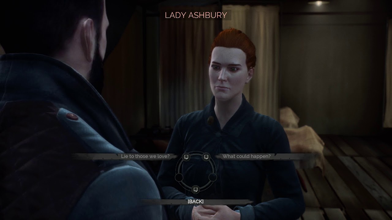 Vampyr Conversation Options with Lady Ashbury After St Mary - YouTube