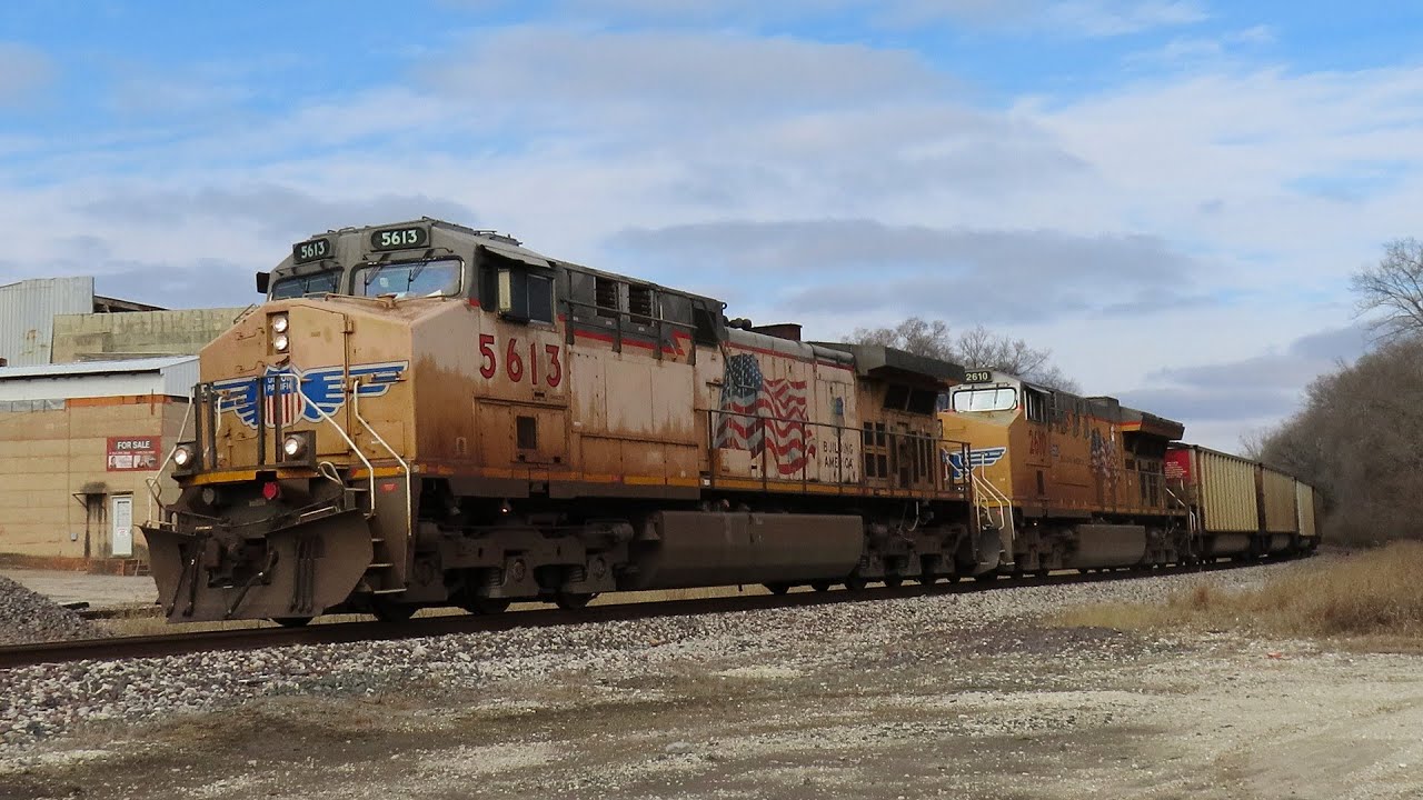 Union Pacific Coal Train Near Peoria, IL - Feb. 9, 2025 - YouTube