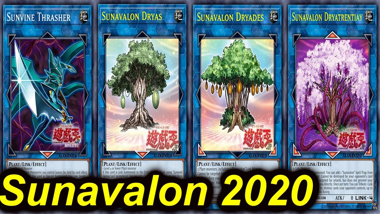 【YGOPRO】SUNAVALON/SUNVINE NEW ARCHETYPE DECK PROFILE 2020(20k.DMG ...