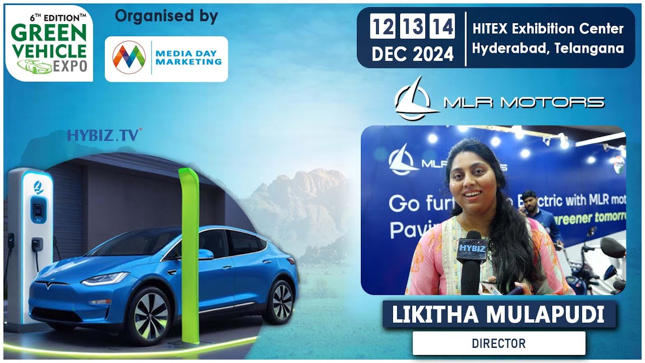 Likitha Mulapudi | MLR Motors Limited | Green Vehicle expo 2024 - YouTube