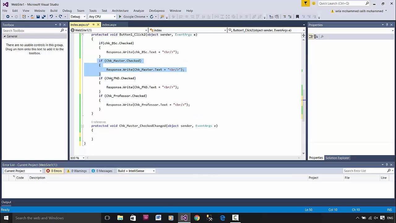8- Checkbox and CheckboxList (Kurdish -فێرکاری ASP.net) - YouTube