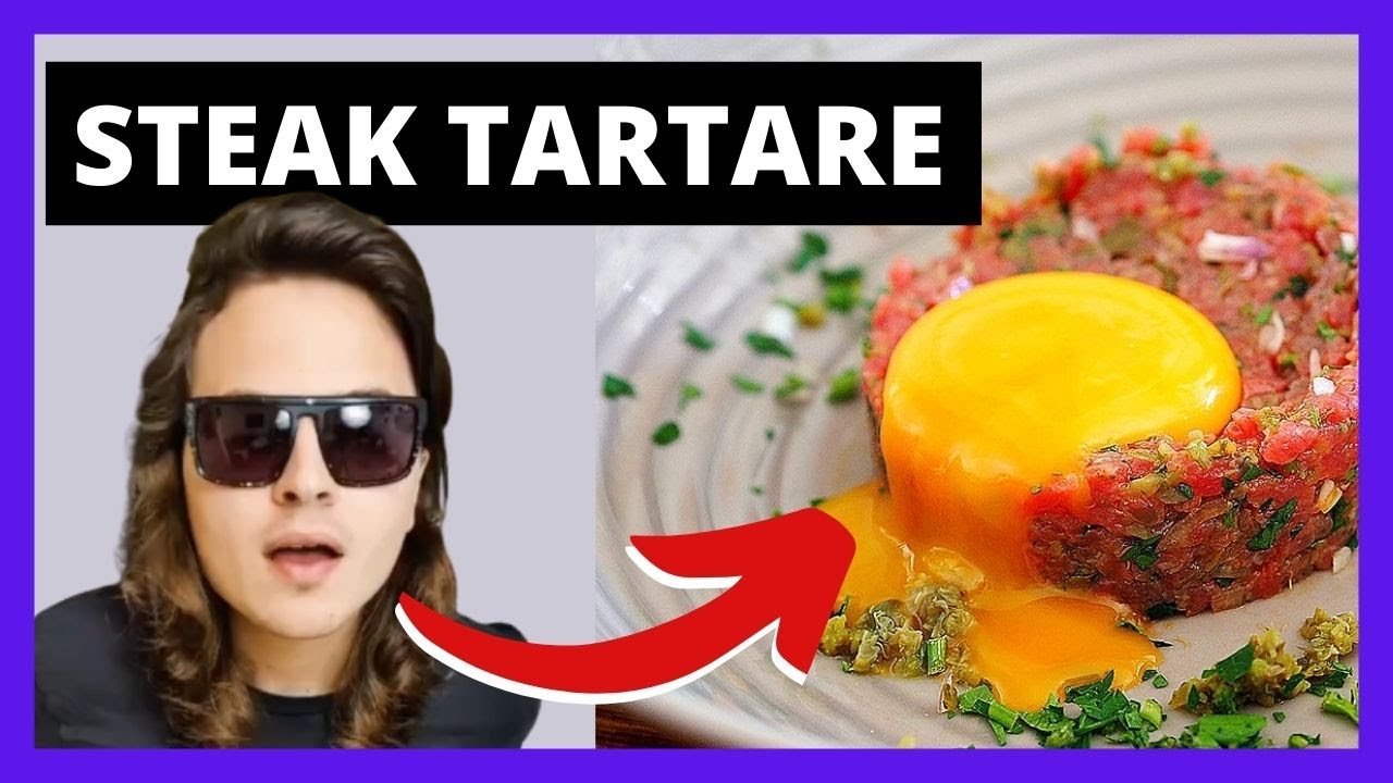 CARNE CRUA - STEAK TARTARE - Receita de carne crua francesa - YouTube