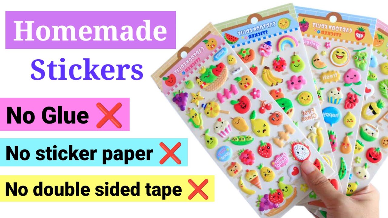 How To Make Stickers At Home | Step By Step! - YouTube