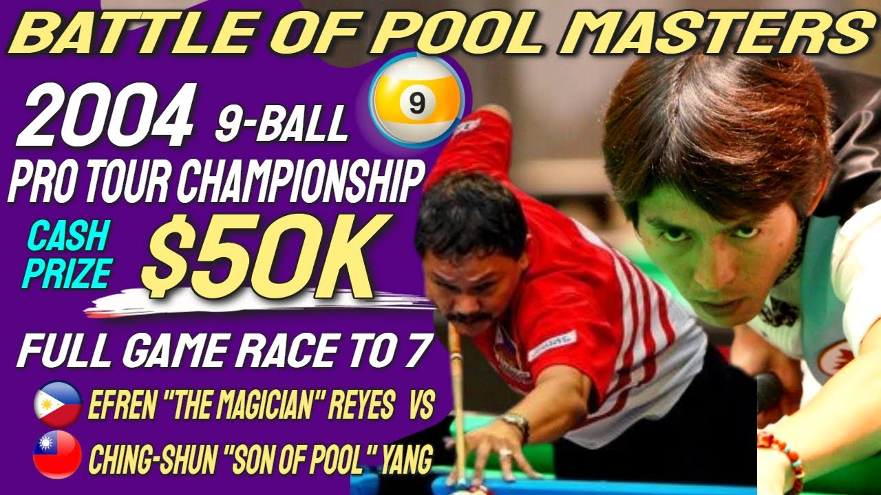 Magic shot happened at the end Efren Reyes vs Ching shun Yang at 2004 ...