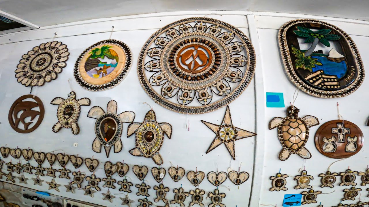 Visited two Handicraft Shops Pohnrakied Village Pohnpei Micronesia # ...