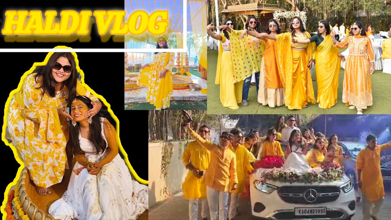 Haldi Ceremony ||Wedding series -02||Fun n Joyful evening||Haldi vibes ...
