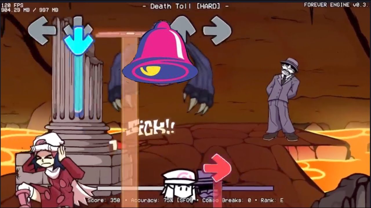 Fnf death toll but its the taco bell sound - YouTube