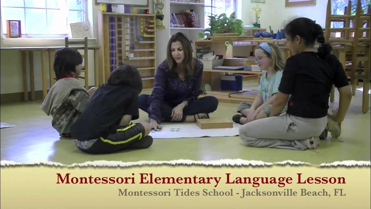 Montessori Elementary Language Lesson - YouTube