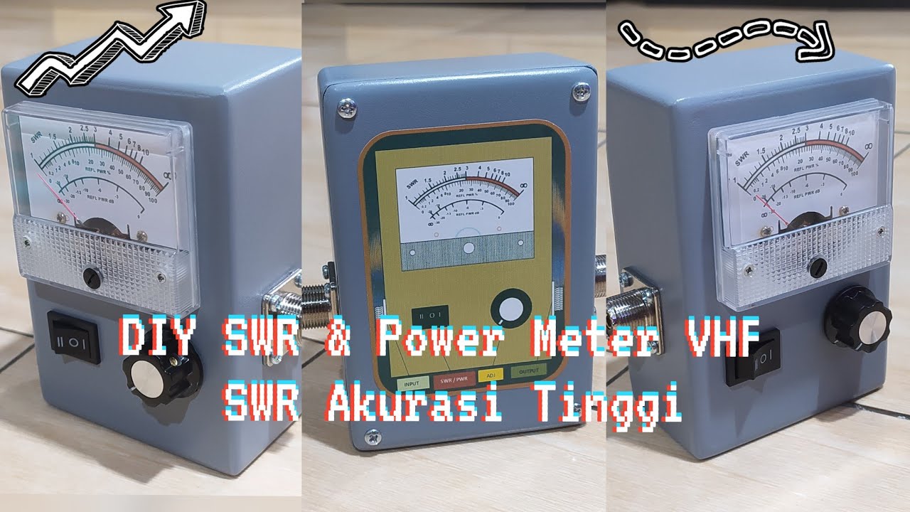 Pengujian DIY SWR & Power Meter VHF - YouTube