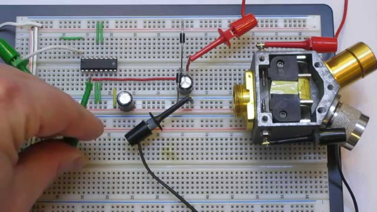 How to Drive a Latching Relay - YouTube