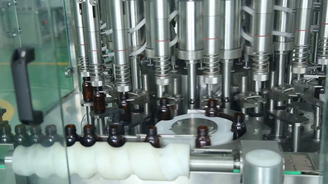 hydraulic fluid 3 in 1 filling machine - YouTube