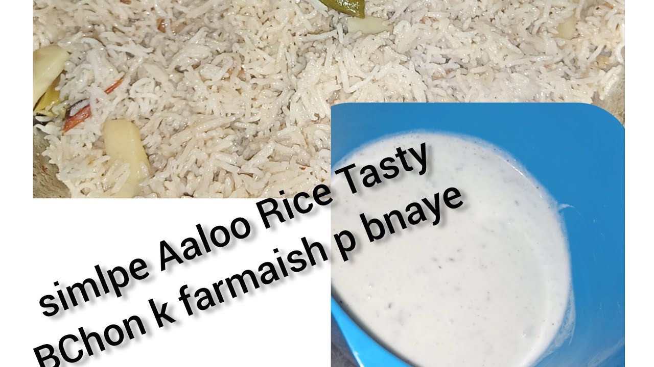 Simple Aaloo k Rice tasty#Recipe by food freedom kitchen - YouTube