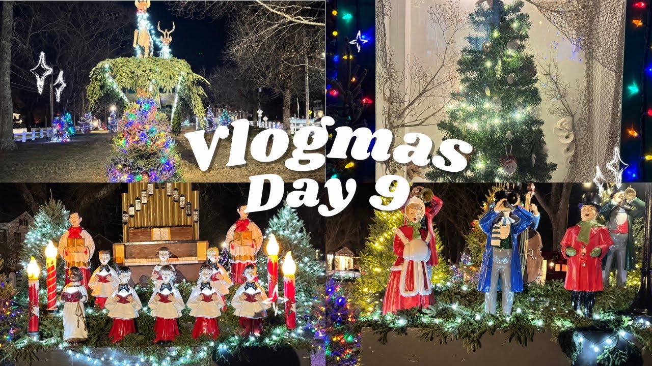 Vlogmas Day 9: Exploring Main Street Falmouth, Cape Cod | Holiday ...