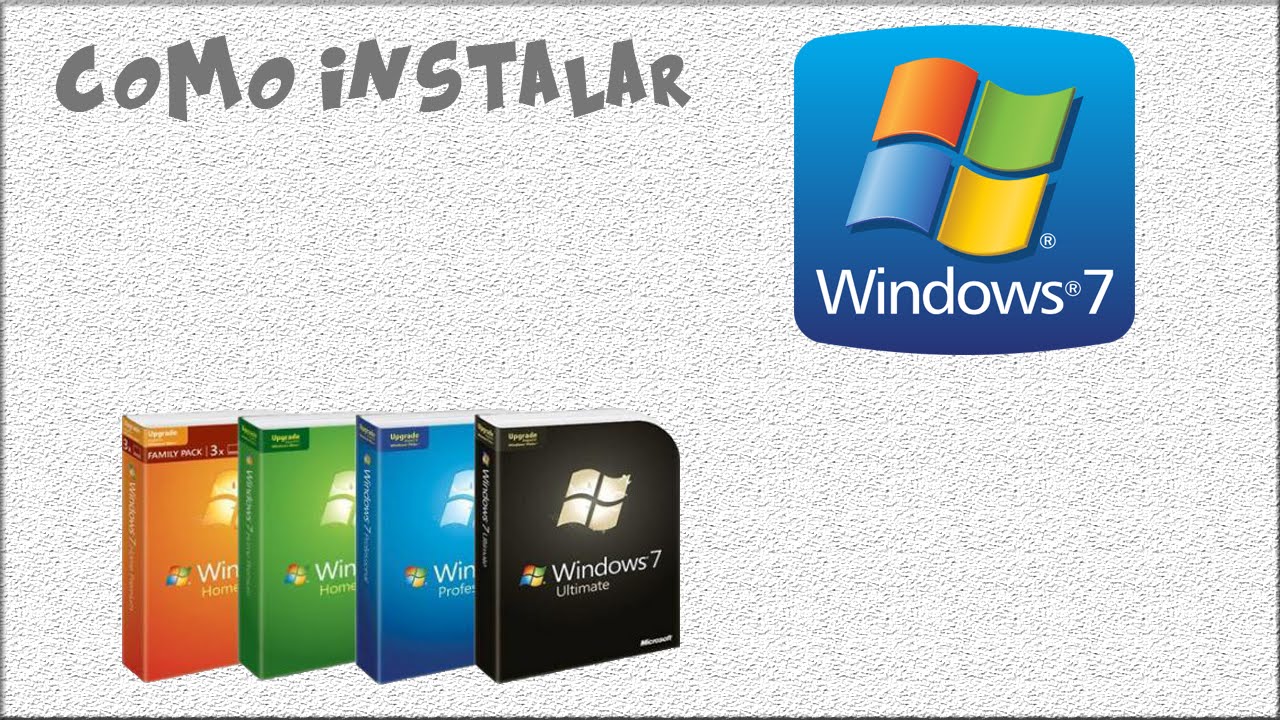Como formatar e instalar windows 7 todas as versoes - YouTube