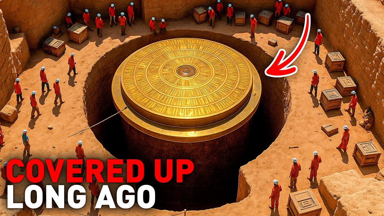 GOLDEN DEVICE Found Near the Great Pyramid — Scientists Are STUNNED ...