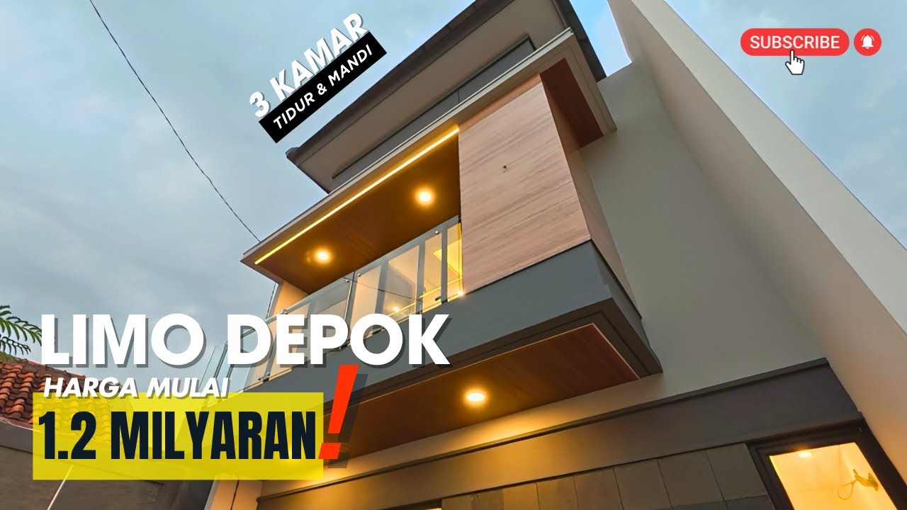 RUMAH MODERN MINIMALIS DI LIMO DEPOK - YouTube
