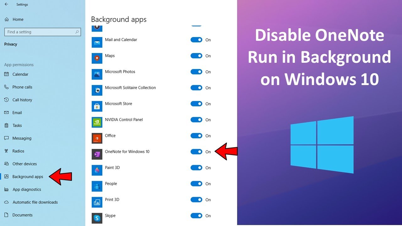 How To Stop OneNote Run In Background On Windows 10 YouTube how-to-stop-onenote-run-in-background-on-windows-10-youtube