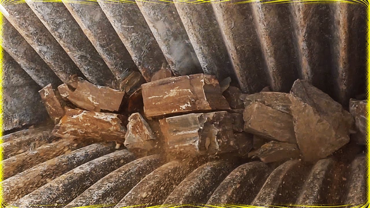 Amazing Rock Crushing Machine Working, Stone Processing by Jaw Crusher ...