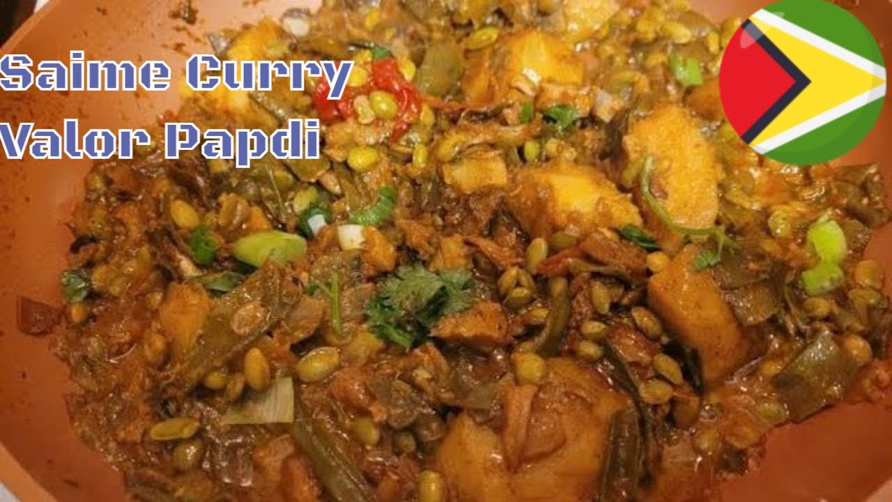How I cook saime curry / Valor papdi beans - YouTube