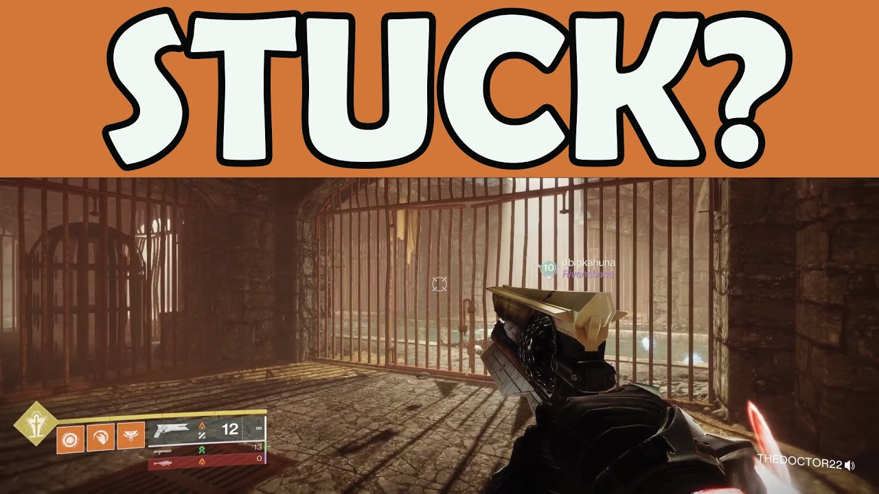 How to escape the warlords ruin dungeon jail in Destiny 2! - YouTube